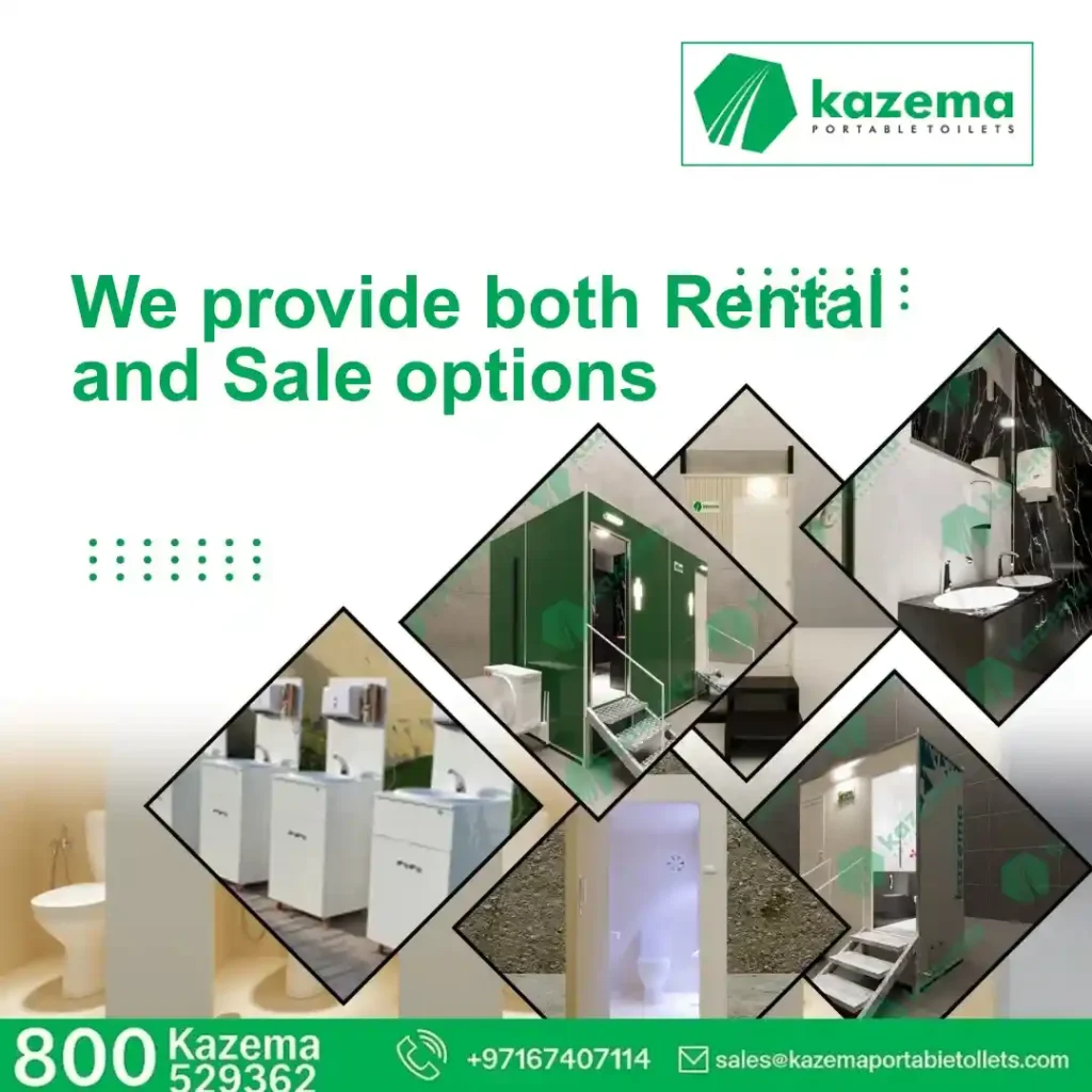 Portable Mobile Toilets For Events & Sites In Ajman Corniche